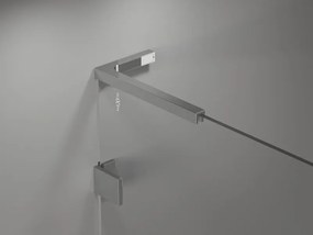 Mexen Lunar-B, L Otočné levé sprchové dveře 115 cm, 8mm čiré sklo, chromový profil, 832SL-115-050-01-00-L