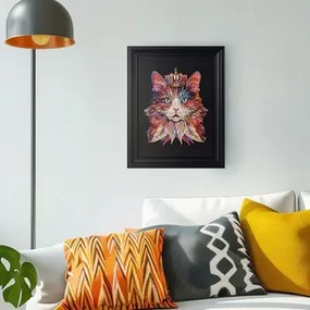 RoboTime Dřevěné puzzle Kočičí král / 200 dílků / od 14 let