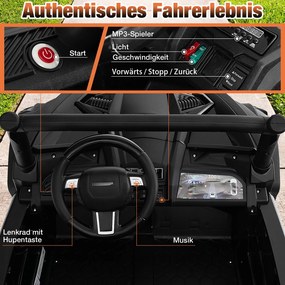Costway 24 V Dětské elektrické auto s dálkovým ovládáním 2-Seater Elektrické
