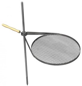 Grilovací rošt polohovací Ø 50 cm ✔ Rošt se zemním pouzdrem