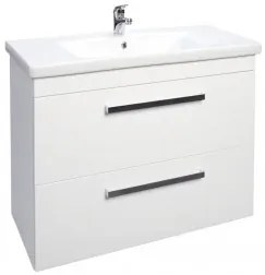 Krajcar KB Balance koupelnová skříňka s umyvadlem 80 x 65 x 45.5 cm bílá KB80 Koupelny Bernold