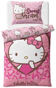Dětské povlečení Hello Kitty Růžová Pohádka