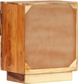 Noční stolek 40 x 30 x 50 cm masivní recyklované dřevo 282731