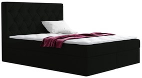 Eka Kontinentální čalouněná postel Elegant - Fresh (160x200 cm) Barva látky - Fresh: Béžová (03)
