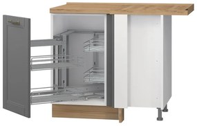 Kuchyňská Skříňka Tara R-Ug-1kmcl/4 graphite mat