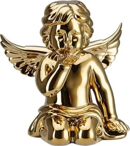 Figurka Classic foukající anděl střední zlatá