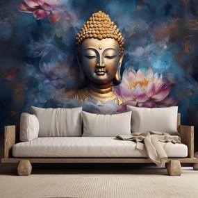 Gario Fototapeta Budha a květiny Materiál: Vliesová, Rozměry: 200 x 140 cm