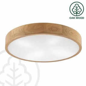 Brilagi - LED Stropní svítidlo CARVALHO 4xE27/60W/230V dub pr. 57,5 cm