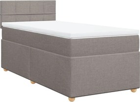 Box spring postel s matrací taupe 80x200 cm textil 3286511