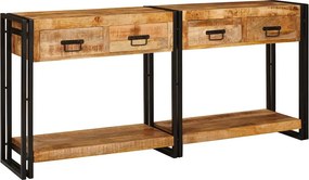 Konzolové stolky 2 ks Hnědá 161 x 33 x 75 cm 3324223