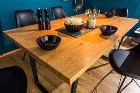 Podkrovní jídelní stůl 160cm dubový vzhled / 38955