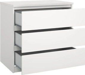 Bílá komoda 77x76x50 cm Naia – Tvilum