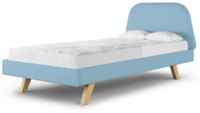 MINKO Čalouněná dětská jednolůžková postel TRAPEZE Zvolte barvu: Modrá, Zvolte rozměr: 90x200 cm