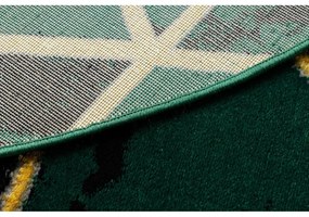 Kusový koberec Kyras zelený kruh 160cm