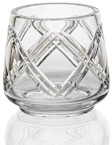 Křišťálová váza, BORDER, Gold Crystal, 12,8 cm