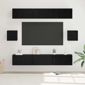 Sestava TV skříněk 8 ks Černý dub Kompozitní dřevo 3393154