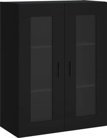 vidaXL Skříň highboard 69,5 x 34 x 180 cm kompozitní dřevo [3198738] Barva: Černá