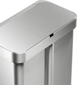 Simplehuman DUAL SENSOR nerez / Odpadkový koš / Bezdotykový / Hlasové