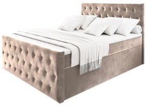 Expedo Čalouněná postel boxspring FENDI, 180x200, casablanca 4