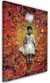 Gario Obraz na plátně Dívka na houpačce - Jose Luis Guerrero Rozměry: 40 x 60 cm