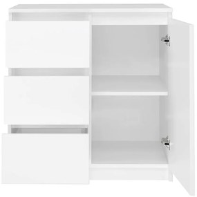 Komoda MALAGA 1D3S Bílá