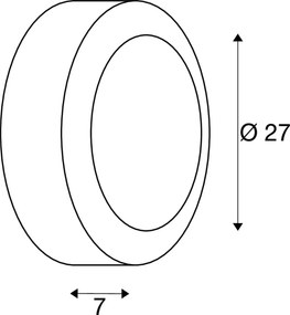LA 229072 Venkovní svítidlo BULAN stropní stříbrnošedá 230V E14 11W IP44 - BIG WHITE (SLV)