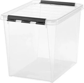 Smartstore Classic Box s víkem, 40 × 30 × 32 cm, 25 l, transparentní