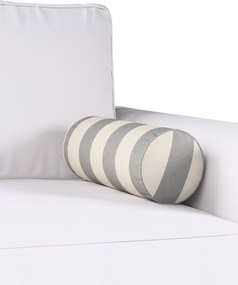 Jednoduchý válečkový polštář barva šedá látka vzorované