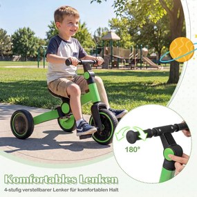 Costway 5-in-1 Dětské kolo Dětské balanční kolo s odnímatelnými pedály
