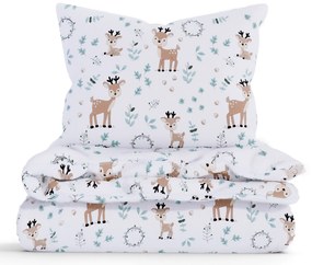 MK Lůžkoviny Bavlněné povlečení Renforcé - Bambi 140 × 200 cm, 70 x 90 cm