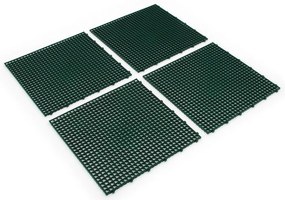 Plastová dlažba Linea Flextile 39,5 x 39,5 x 0,8 cm, zelená