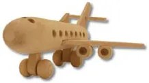 Drewmax Dřevěná hračka letadlo AD109
