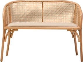 Polstrovaná lavice v přírodní barvě Cebu – Premier Housewares