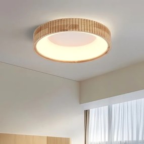 Brilagi - LED Stropní svítidlo FALCON WOOD MODERN LED/30W/230V pr. 45 cm dřevo