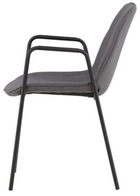 Jídelní židle Klädesholmen, 2ks, tmavě šedá, 60x56x80