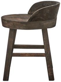 Hoorns Hnědá dřevěná stolička Rosa 43 cm