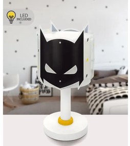 Dalber 61801N - LED Dětská lampička DARK HERO 1xG4/4W/230V bílá/černá