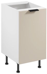 SORENTO pl | dolní skříňka D45 s dvířky | 45 cm | PRAVÁ | bílá/béžová