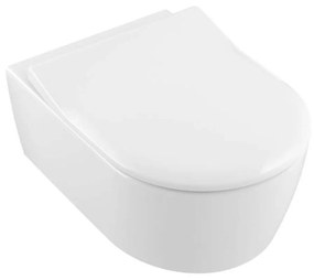 Villeroy & Boch Avento - Závěsné WC se sedátkem SoftClosing, DirectFlush, CeramicPlus, alpská bílá 5656RSR1