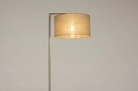 Stojací designová lampa Pallas Silver and Taupe