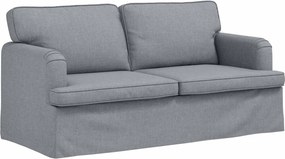 Set pohovek 2 ks Světle šedá textil 3407560