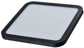 Bodové světlo Slim 22 Square 3000K Ip44 černé do sádrokartonu