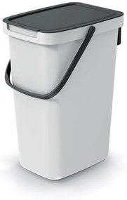Odpadkový koš Select 12 L popelavě šedý/černý