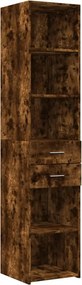 Skříň highboard kouřový dub 40 x 42,5 x 185 cm kompozitní dřevo 3281445