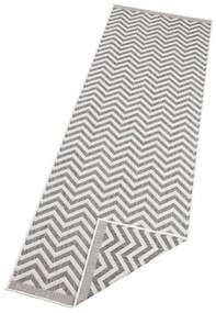 Hanse Home, Kusový koberec Twin Supreme 103432 Palma grey creme – na ven i na doma, 80x250, šedá, chodba / předsíň