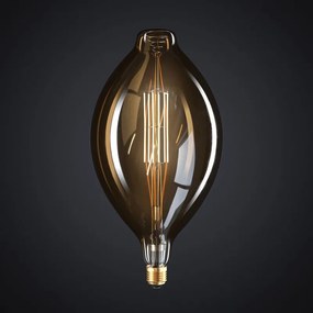 creative cables Zlatá XXL LED žárovka tubus BT180 11W E27 stmívatelná 2000K