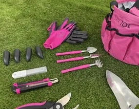 SIXTOL GARDEN PINK 10 - Bez krabice / Sada zahradního nářadí