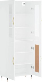 Skříň highboard bílá 69,5 x 34 x 180 cm kompozitní dřevo 3198321