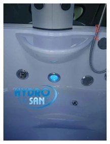 NIKIDO Sprchový box SANDRA s masážní vanou 145x85x220 - SAUNA