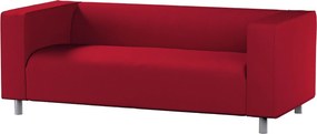 Potah na pohovku IKEA  Klippan 2-místná barva červená látka pletený vzor